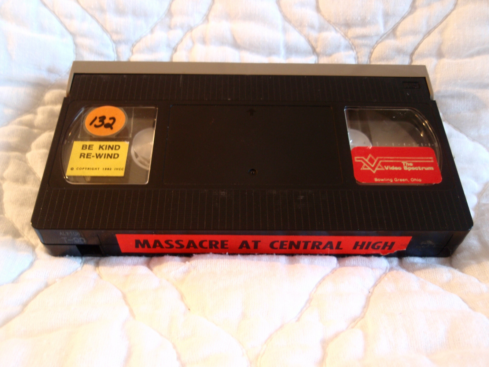 MASSACRE AT CENTRAL HIGH VHS 70'S SLASHER HORROR SCHOOL BULLYING GANG ...