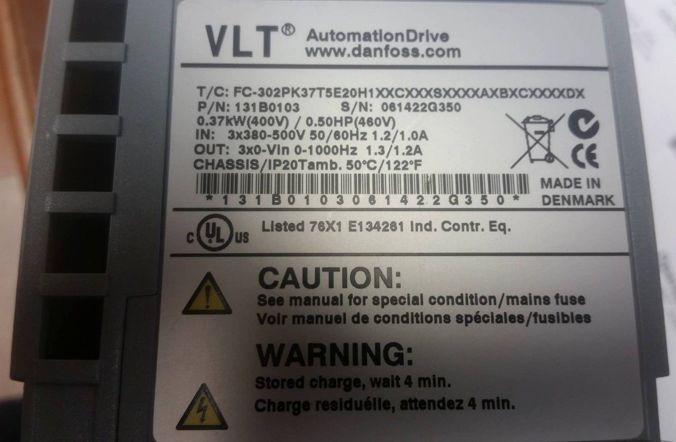 New - Danfoss VLT Automation Drive FC300 | eBay