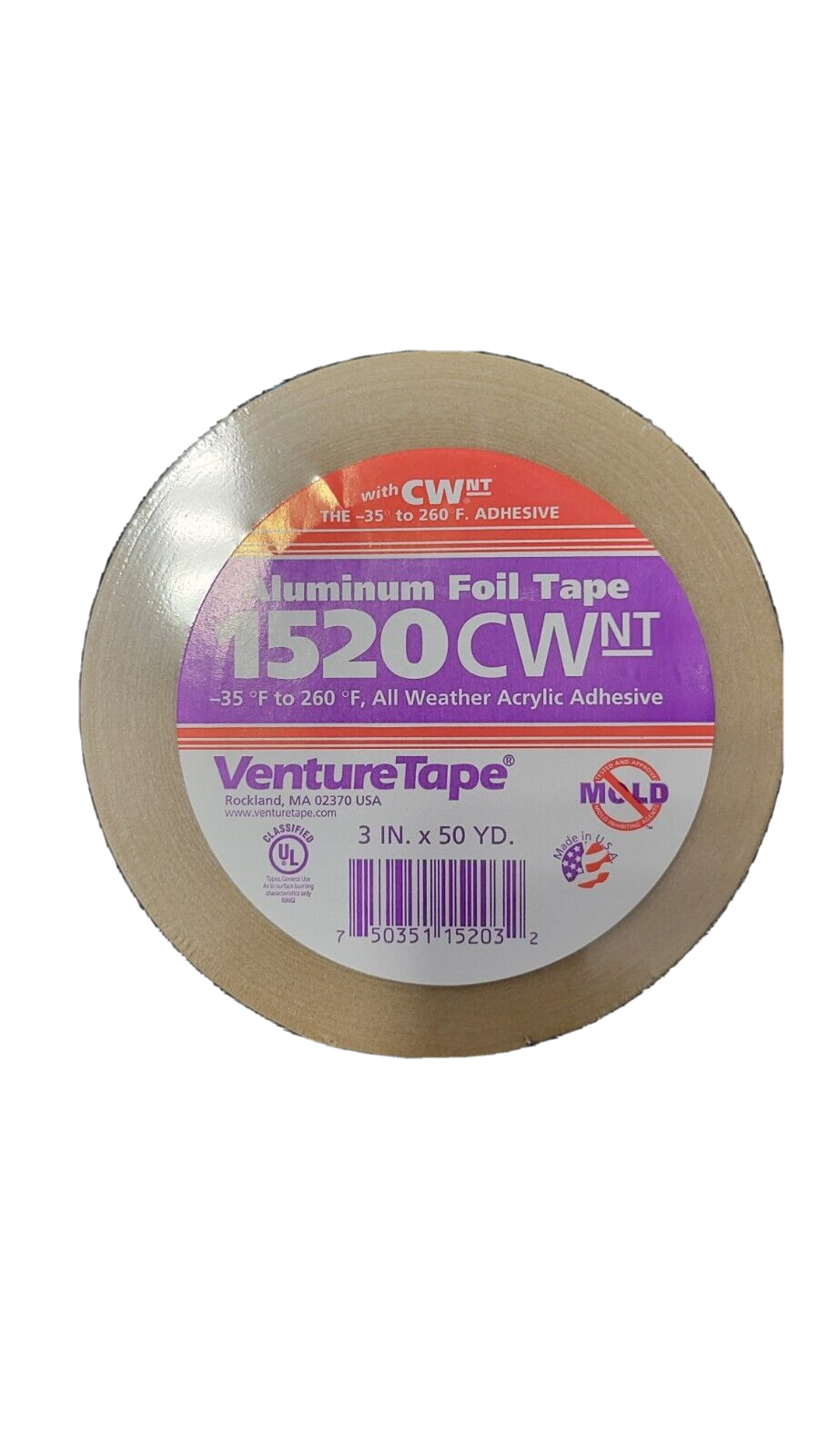 8 Rolls - 3M Venture Tape 1520 CW-NT, 3 IN. x 50YRD. Cold Weather ...