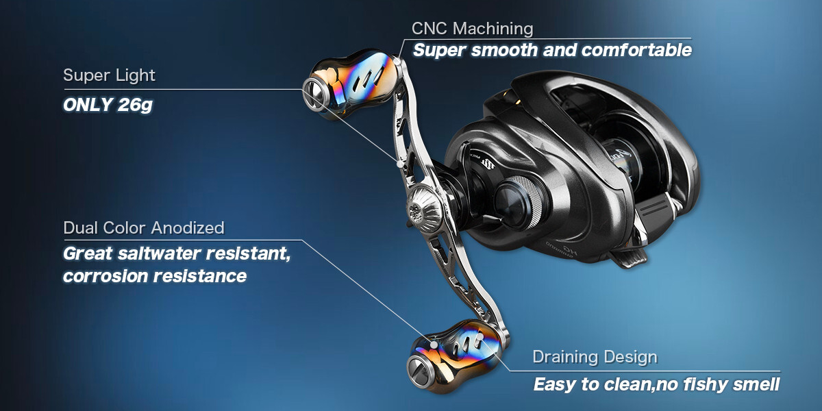 Gomexus Power Handle for Shimano Aldebaran Curado DC SLX DC Tranx Reel ...