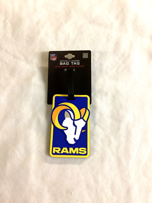 NFL Official Los Angeles Rams Luggage Tag Travel Bag ID Golf Tag ...