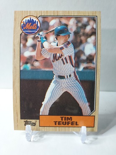1987 Topps Baseball #158 Tim Teufel New York Mets | eBay