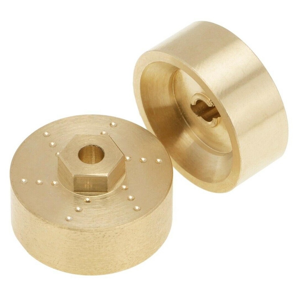 1:24 6mm Brass Widened Wheel Hub Counterweights For Axial SCX24 90081 ...