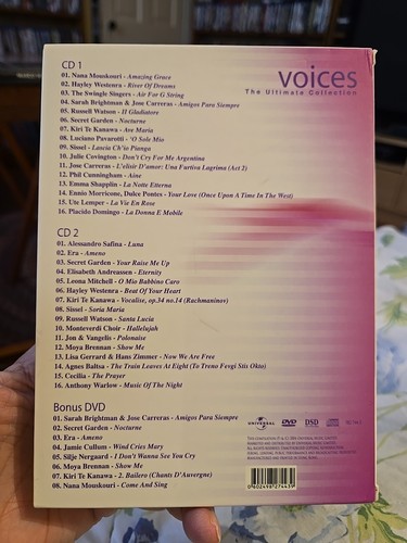 Voices: The Ultimate Collection (CD/DVD, 2004, 3-Disc Set) Comes w ...