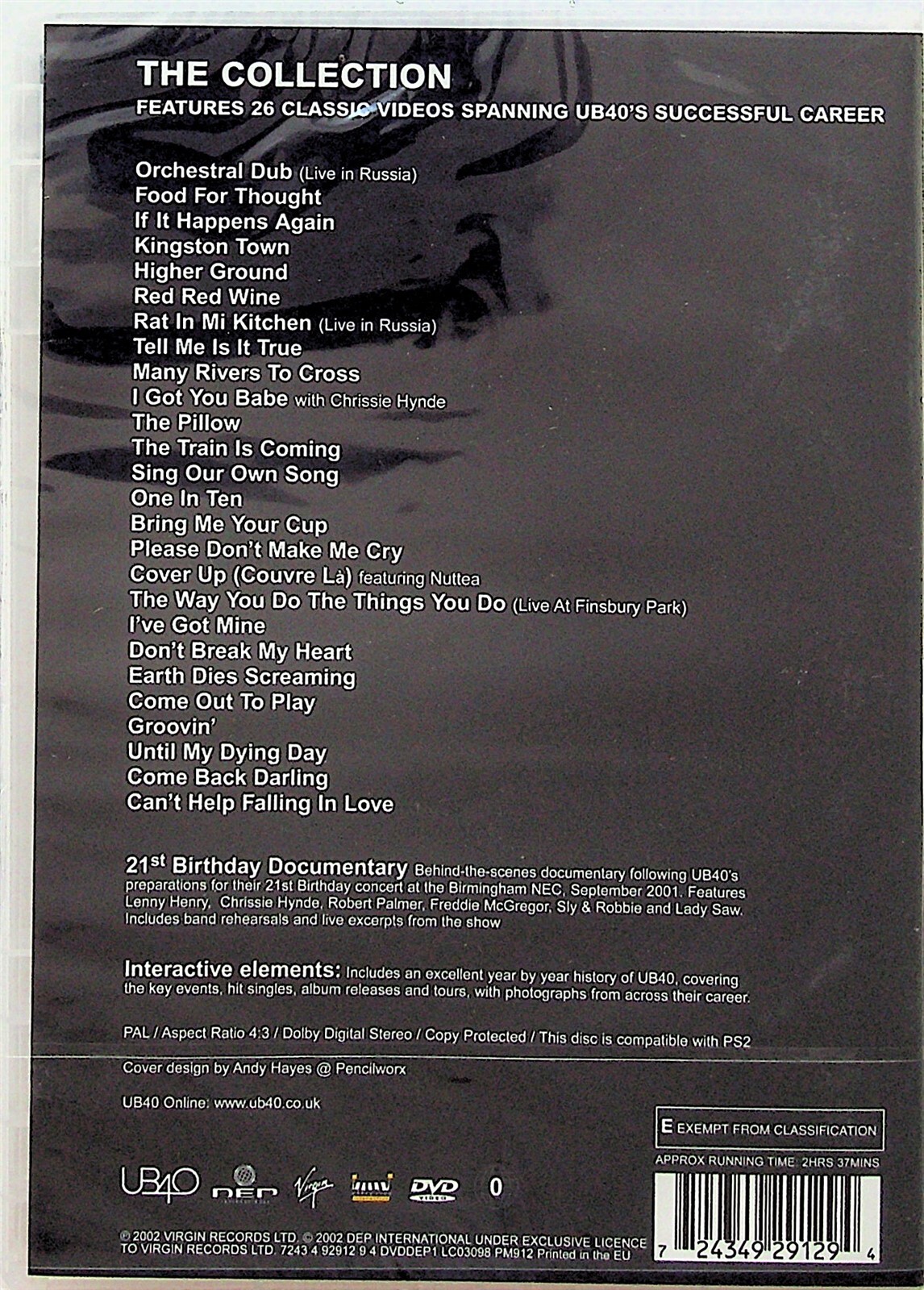 UB40 - The Collection (DVD, 2002) for sale online | eBay