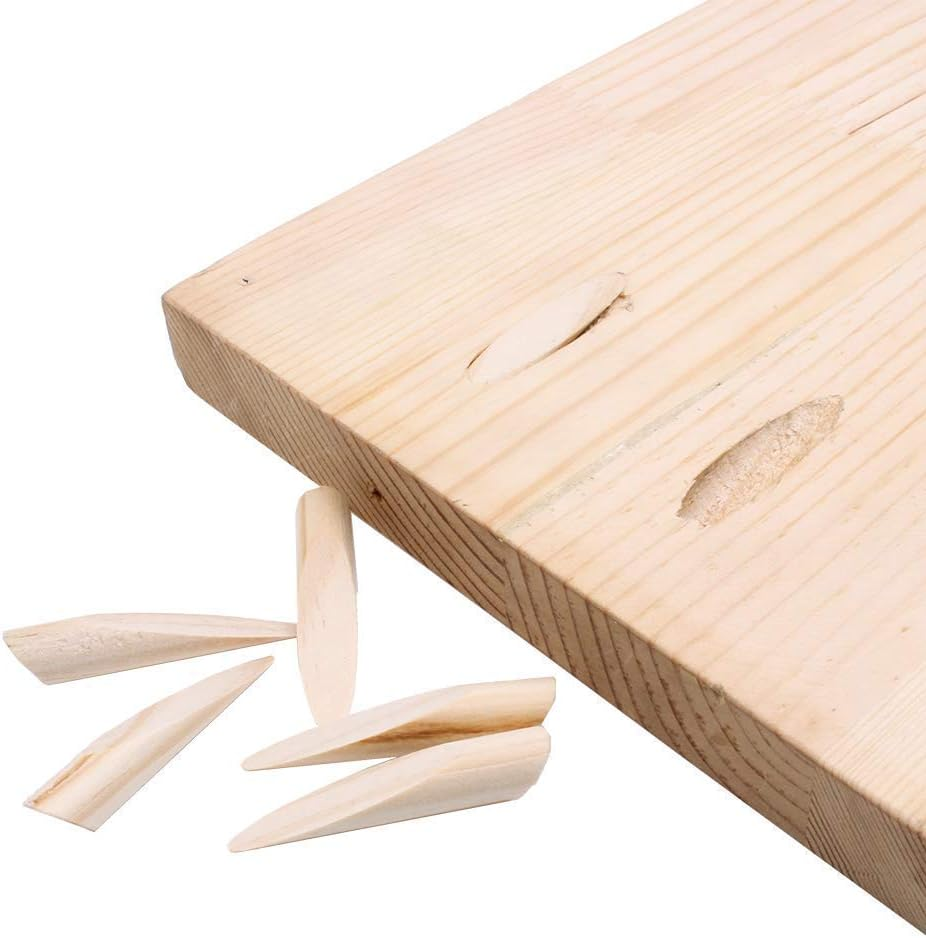 AUTOTOOLHOME 100 Pack Solid Wood Pocket Hole Plugs Pine for Pocket Hole ...