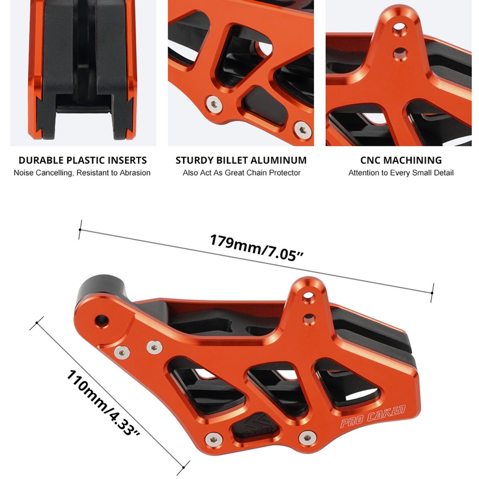 CNC Rear Chain Guide Guard For KTM SX SXF EXC XC MXC 125 200 250 300 ...