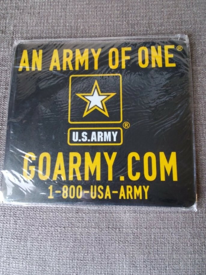 US ARMY ARMY STRONG GOARMY.COM Mousepad NEW SEALED Free Shipping! | eBay