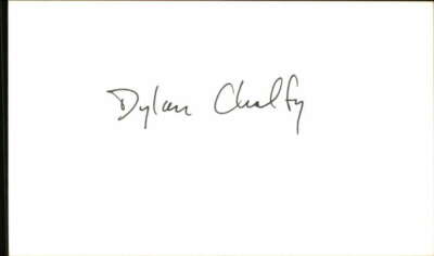 Dylan Chalfy Actor Law & Order Signed 3"x5" Index Card | eBay