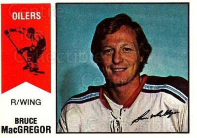 1974-75 O-Pee-Chee WHA #2 Bruce MacGregor | eBay