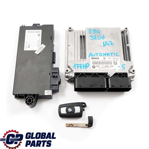 BMW E60 E87 E90 120d 320d 520d N47 ECU Kit DDE 7809000 CAS3 + Key ...