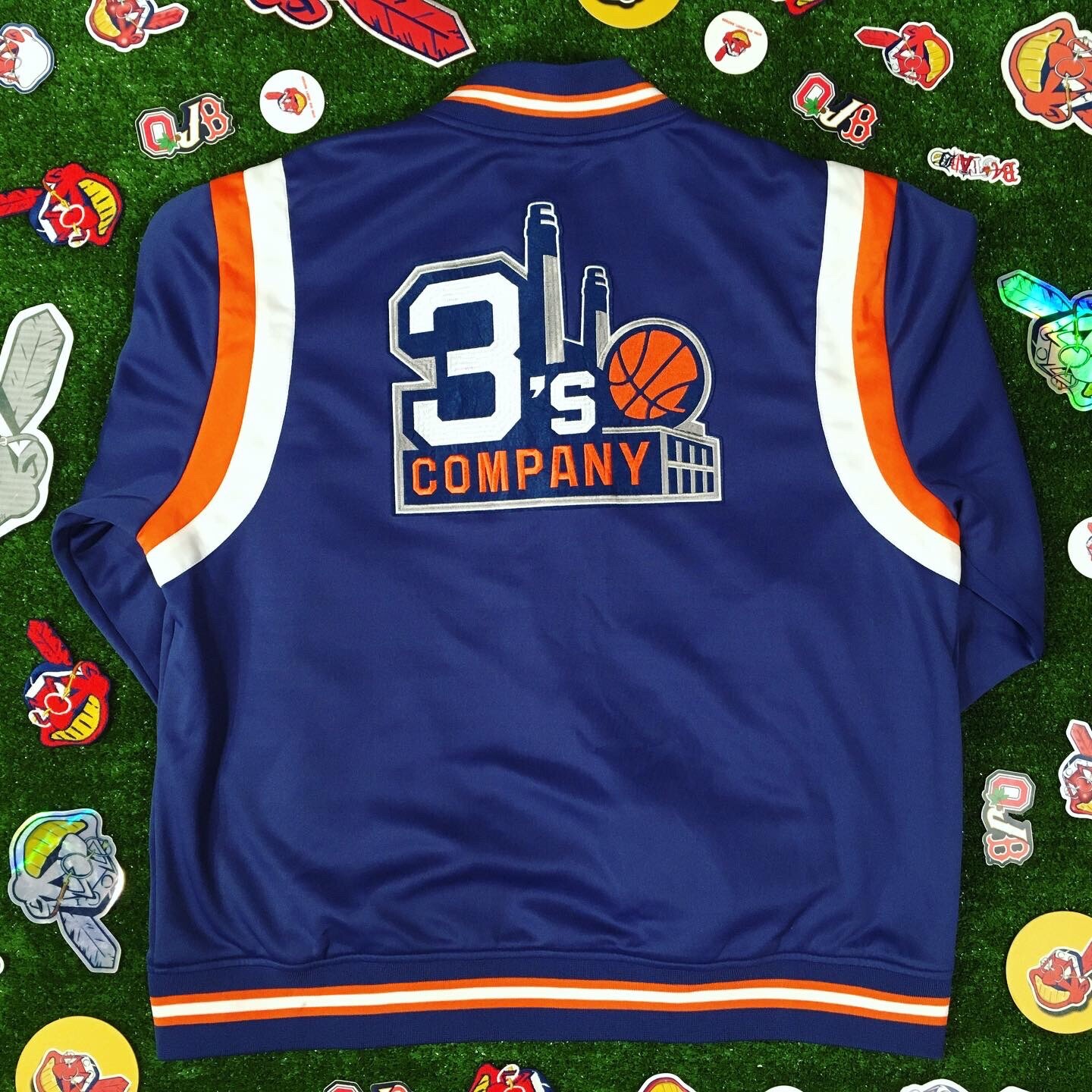 Big 3 Basketball Allen IVERSON Warm Up Jacket 3’s Company XL | eBay