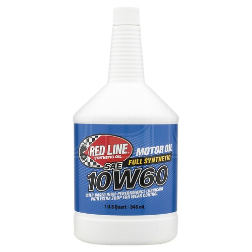 RED LINE High Performance Synthetic Motor Oil 10W-60 10W60 - 1 US Quart ...