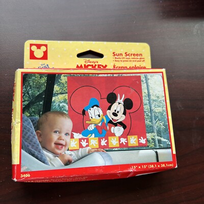 Disney’s Mickey Mouse Sun Screen 15”x15” | eBay