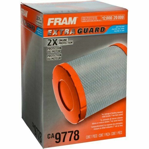 FRAM EXTRA GUARD AIR FILTER CA9778 FOR SELECT CHEVROLET, GMC, HUMMER ...