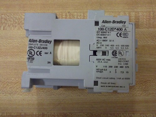 Allen Bradley 100-C12DJ400 Contactor 100-C12D*400 | eBay