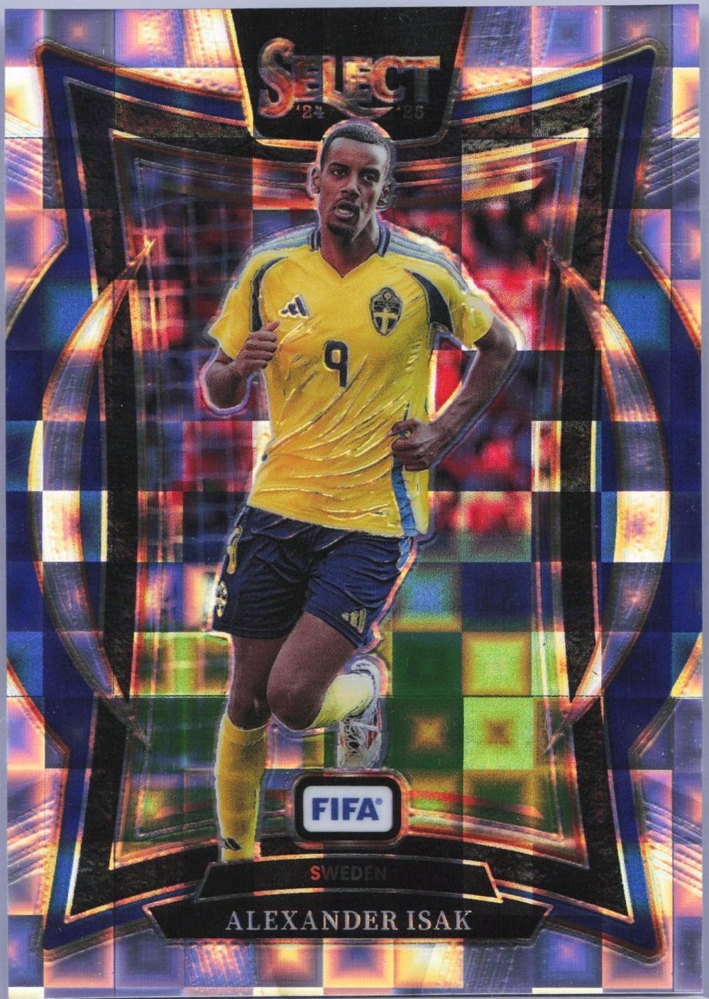 2024-25 Panini Select Fifa - Terrace Alexander Isak #92 Pandora Prizm ...