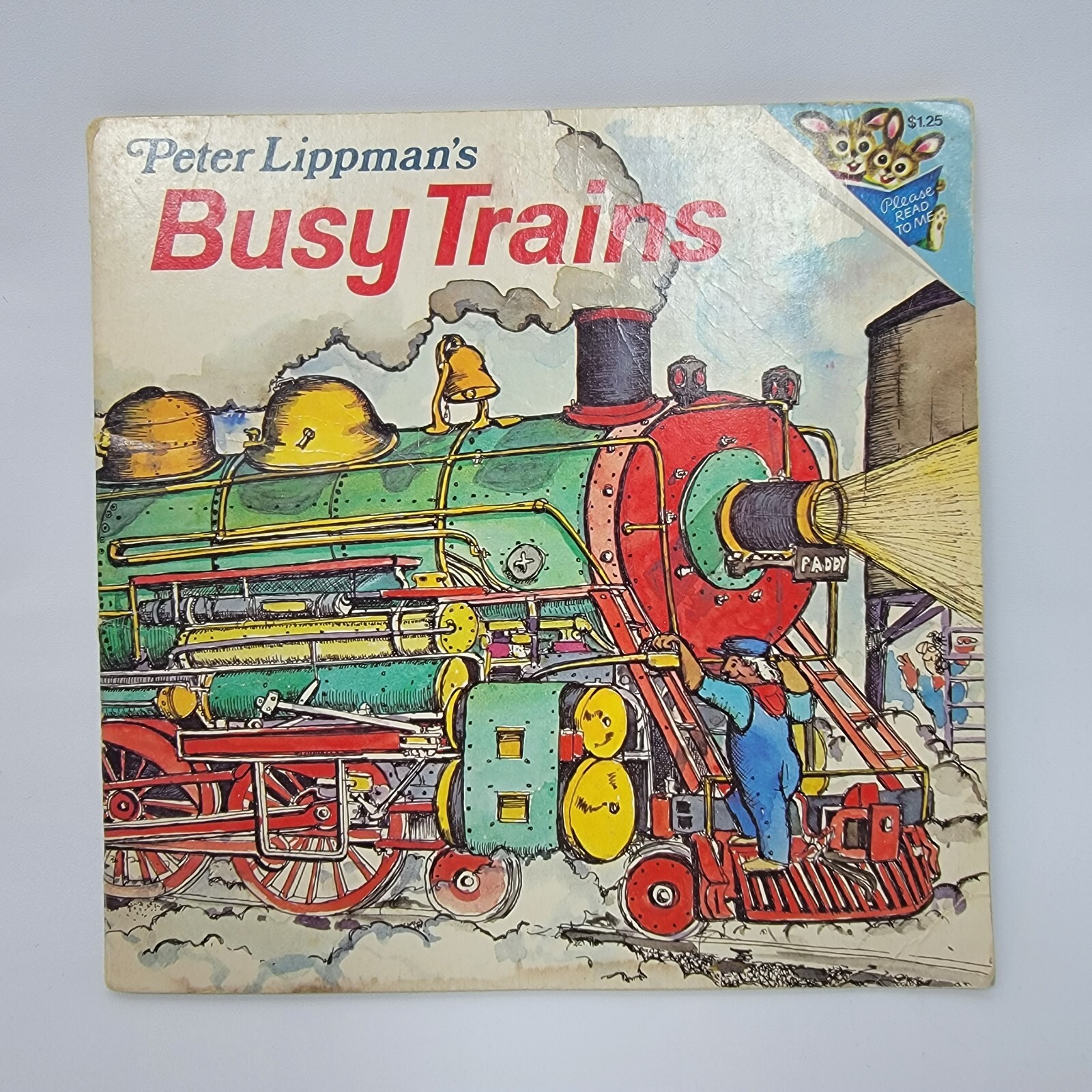 PETER LIPPMAN'S BUSY TRAINS Book By Peter J. Lippman 1978 Random House ...