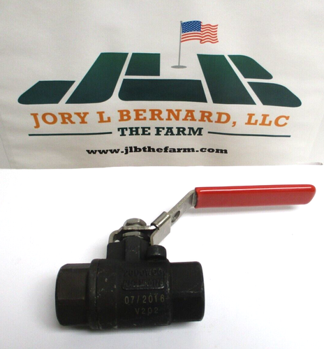 AOP , 1/2" FP FNPT BALL VALVE, CS x SST, V209C-B3 , 3000 MOP, LOT OF 2 ...