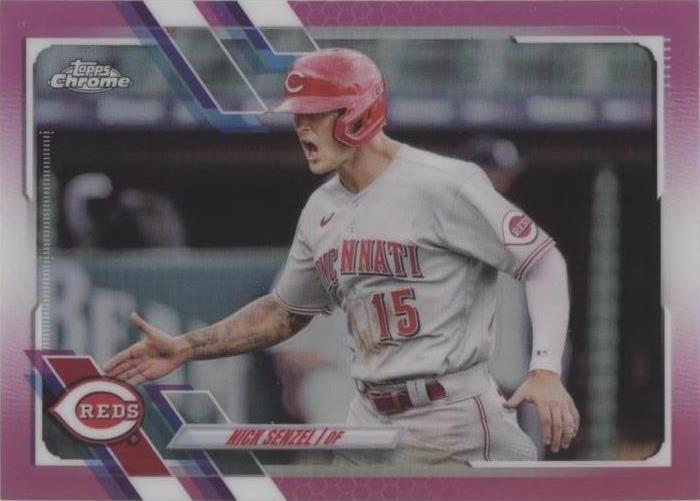 2021 Topps Chrome - Nick Senzel #185 Pink Refractor for sale online | eBay