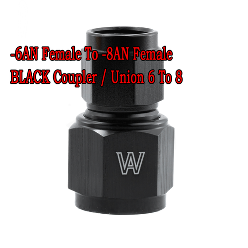 -6AN -8AN -10AN Female To -6AN -8AN Female male Coupler Union For Gauge ...
