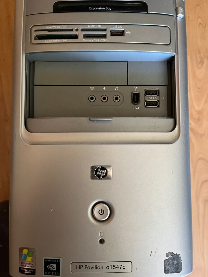 Old HP Desktop Computer, No Hard drive. Local Pickup, Heavy to Ship ...