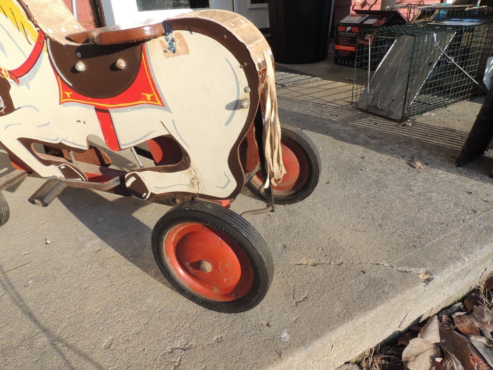 Rare vintage peddle horse | eBay