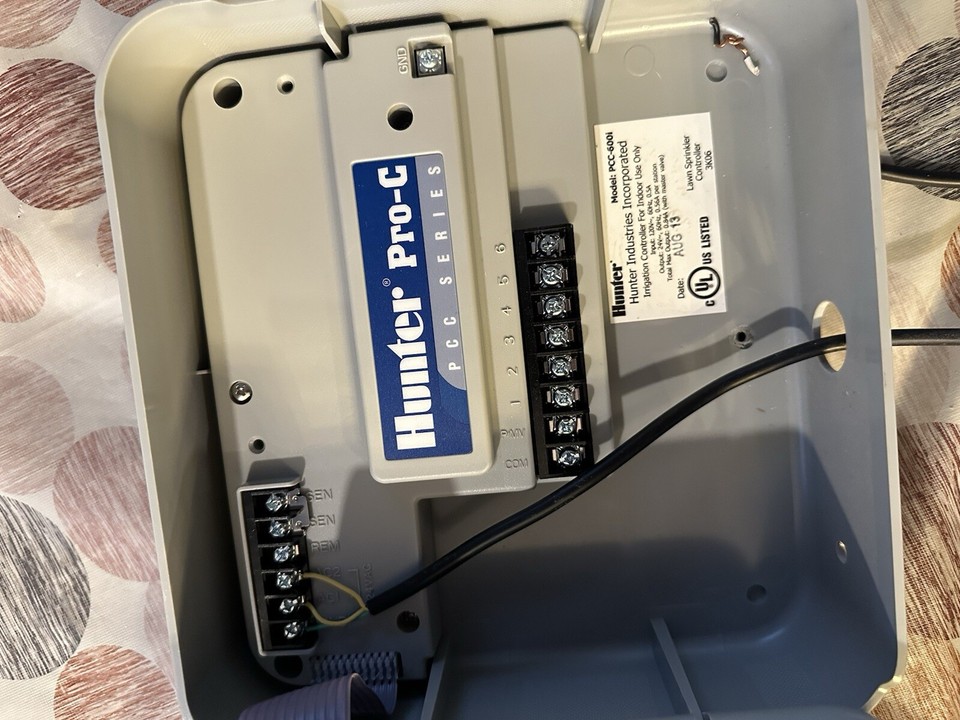 HUNTER Pro-C PCC 6-Station Indoor Irrigation Controller | eBay