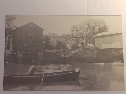 Upper Sandusky Ohio View of the Indian Mill and Covered Bridge Postcard ...