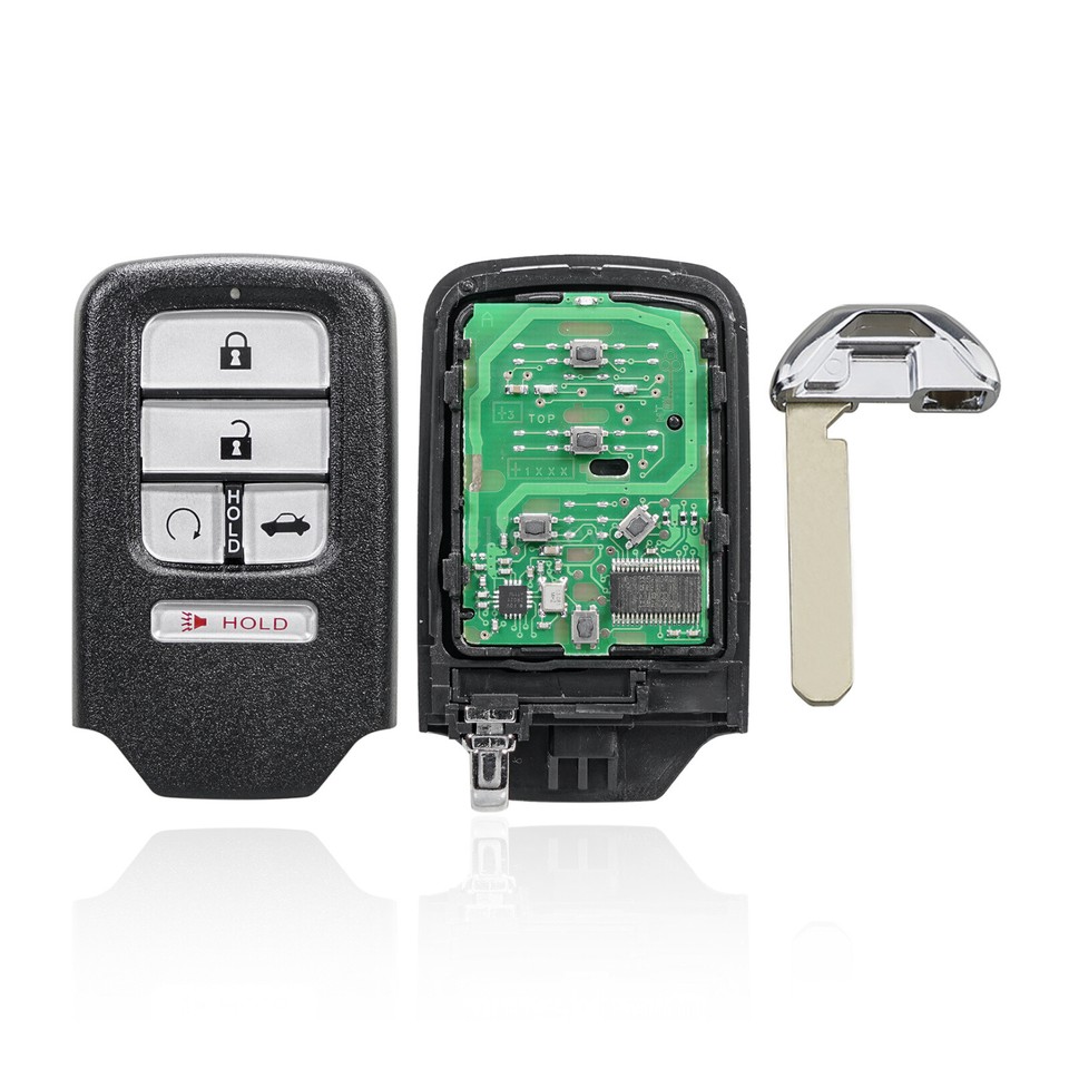 for Honda Civic Remote Control Car Key Fob 433MHz KR5V2X 5 Button 2016 ...