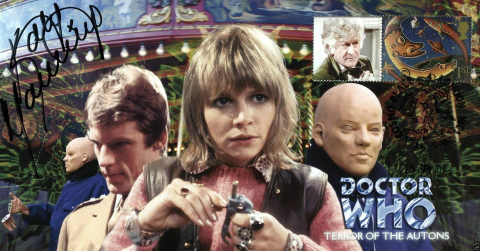 DR/DOCTOR WHO - CLASSIC DOCTOR WHO AUTOGRAPHED/SIGNED COMMERATIVE STAMP ...