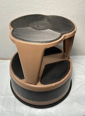 Vintage Cramer Kik Step Step Stool - Brown Library Kitchen Garage ...