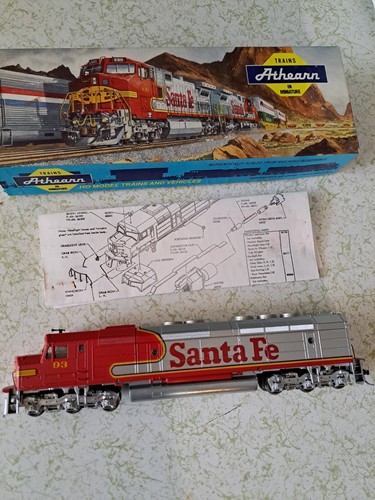 HO ATHEARN 3621 POWERD FP45 SANTA FE # 93 | eBay