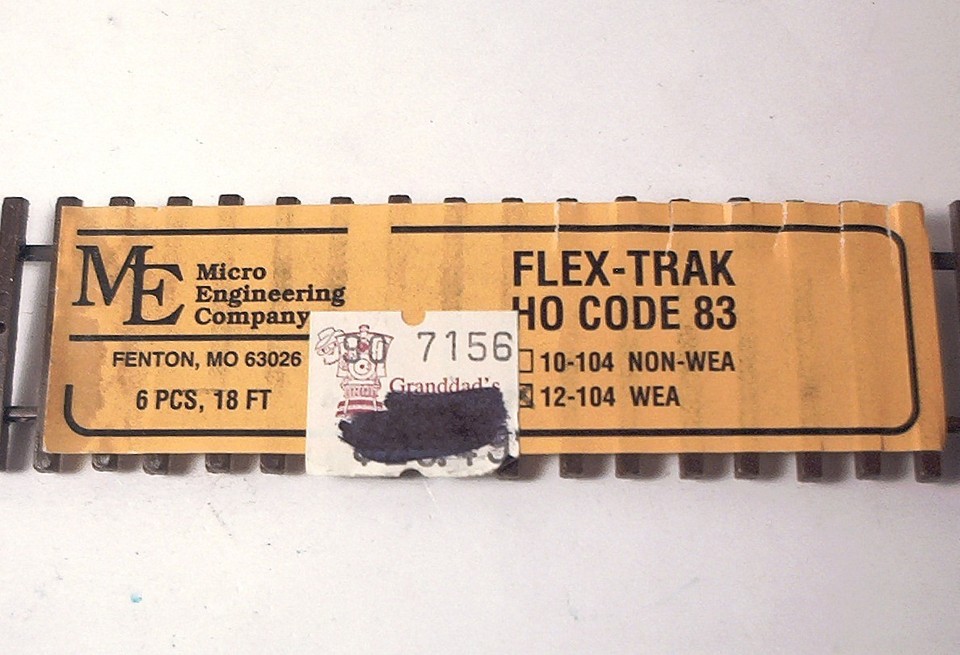 25X MICRO ENGINEERING # 12-104 WEA CODE 80 36" FLEX-TRAK - UNUSED WHOLE ...