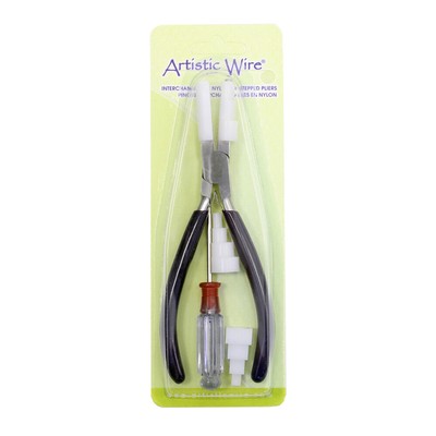 Artistic Wire® Interchangeable Nylon Tip Stepped Wire Shaping Pliers | eBay