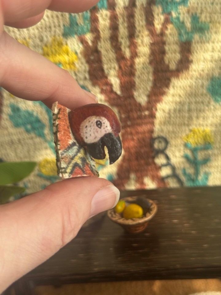 Miniature Handmade Macaw Guacamayo Mask Ticuna Art Amazon Rainforest ...