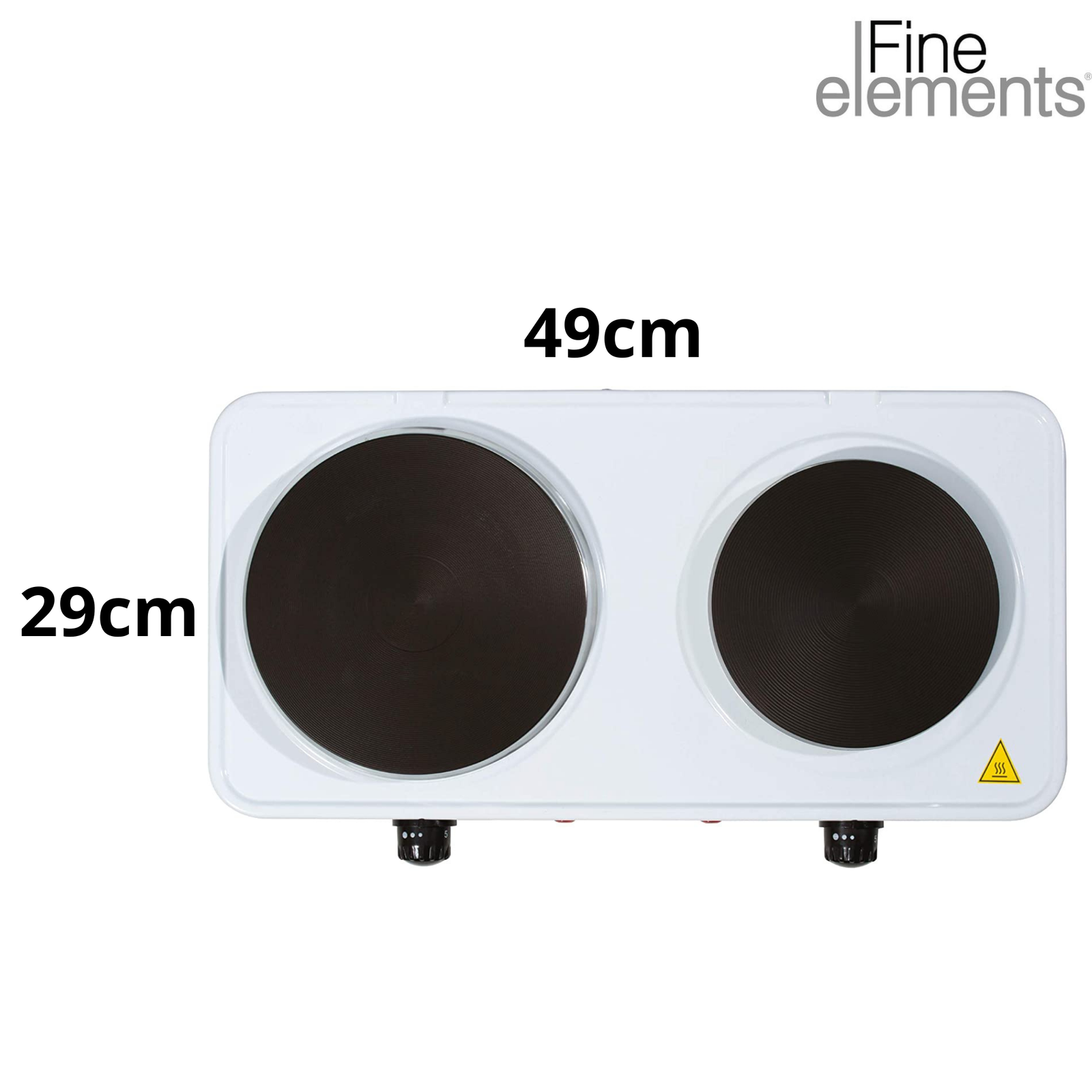 2500W Double Hot Plate Portable Cooker Hob Table Top Camping Caravans ...