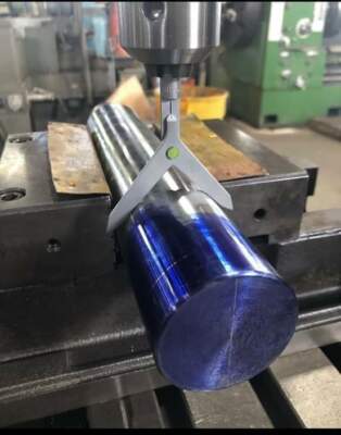 CENTER FINDER TOOL FOR ROUND BAR WORK PIECE 3/8" DRILLING MILLING ...