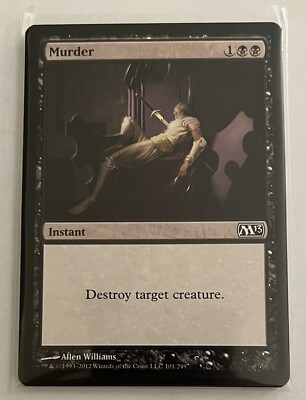 Murder x4 M13 Magic 2013 MTG Magic the Gathering | eBay