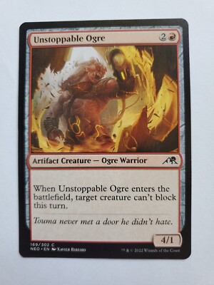 MTG Magic The Gathering Card Unstoppable Ogre Artifact Creature Ogre ...