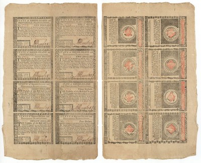 State of Rhode Island and Providence Plantations - Colonial Currency ...