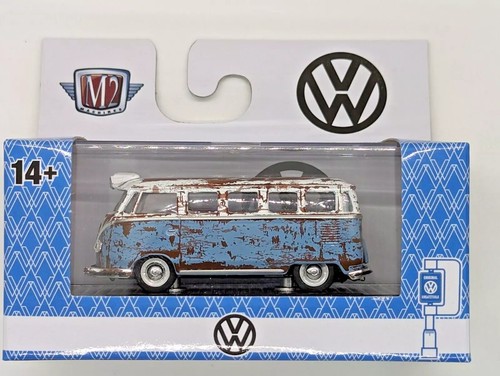 M2 MACHINES 1:64 scale 1958 VW Microbus 15 Window U.S.A. Model w ...
