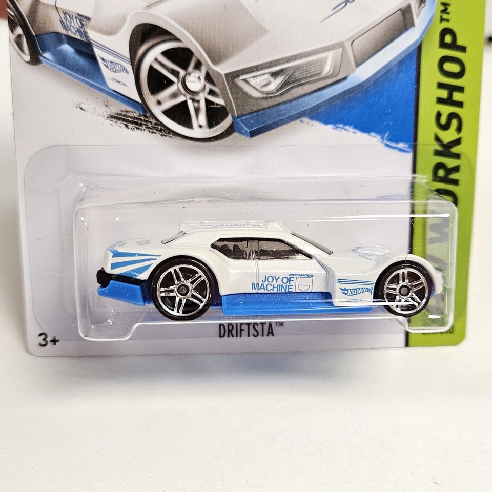 2015 i Hot Wheels DRIFTSTA #238☆White/Blue;Joy of Machine☆Drift Race ...