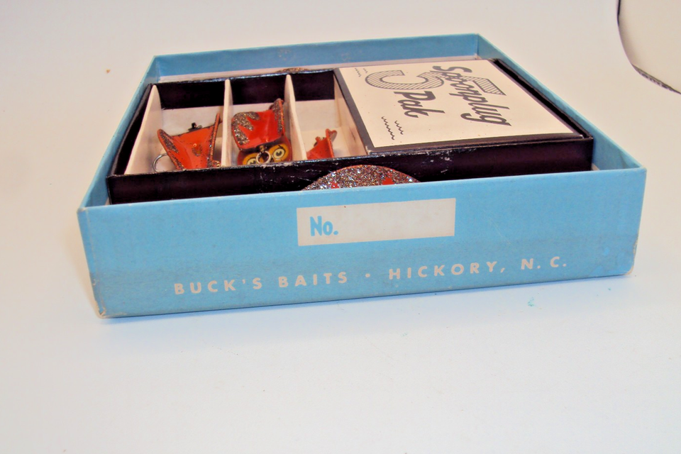 Vintage Buck Perry Spoon Plug Fishing Lure Empty Box 800 Series | eBay