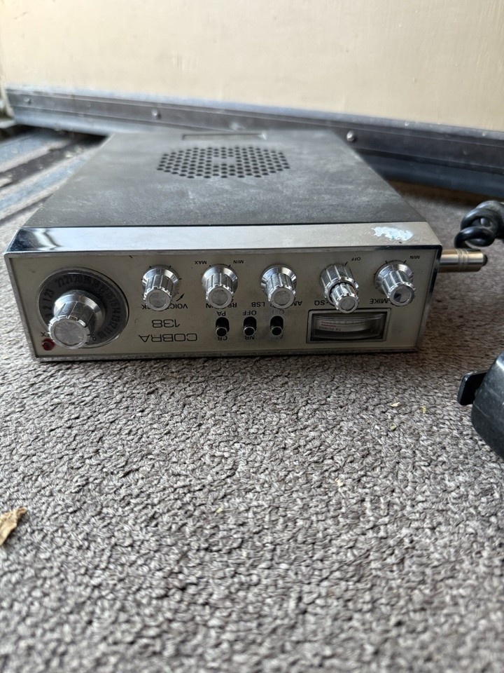 Vintage Dynascan Cobra 138 CB Radio WITH MIC UNTESTED | eBay