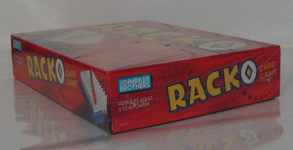 RACKO Strategy Card Game 1997 New & Sealed Parker Brothers 40073 Ages 8 ...