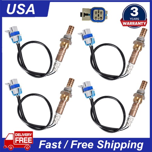 4PCS Oxygen Sensor Up+Down For Chevrolet Silverado 1500 Tahoe GMC ...