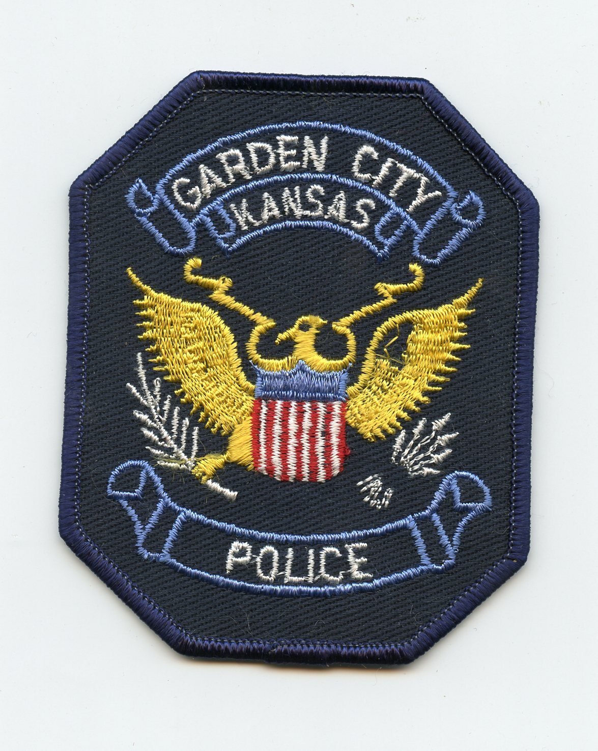 Vintage Garden City Kansas Police Uniform/Shoulder Patch KS | eBay