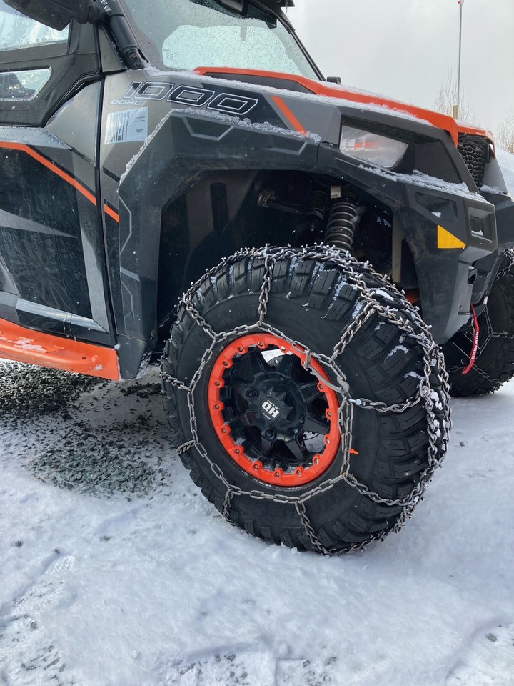 Grizzlar GTN-728 ATV Net Diamond Studded Tire Chains 26x12-12 28x10-12 ...