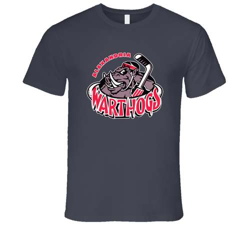 Alexandria Warthogs WPHL Hockey T-Shirt Louisiana | eBay